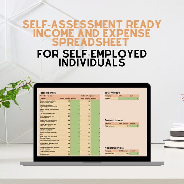 Business Expense Spreadsheet Numbers - Etsy
