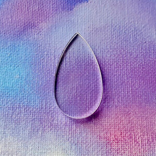 Acrylic Raindrop - Etsy