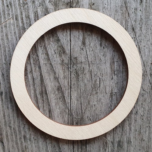 Wooden Ring Shape for Crafts and Decoration Laser Cut Wood - Etsy
