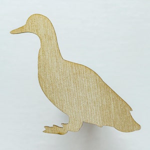 Laser-cut Wooden Duck Shape - Unfinished Wood Duck Cutouts - Plywood ...