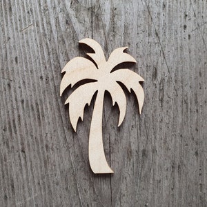 Palm Tree Shape, MULTIPLE SIZES, Palm Tree Cut Out, Wooden Cutout ...