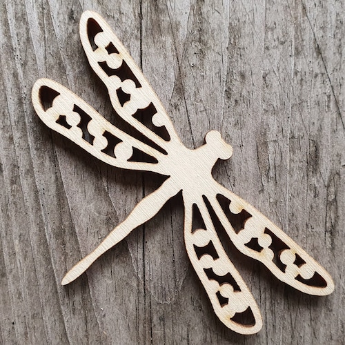 Dragonfly Shape MULTIPLE SIZES Laser Cut Unfinished Wood - Etsy