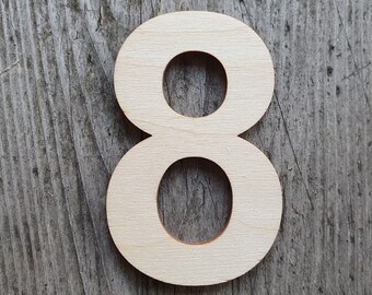 Number 8 Cut - Etsy
