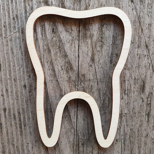Tooth Shape 3 20 Tooth Cut Out Laser Cut - Etsy