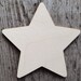 Star Shape, 3"- 20", Star Cut Out, Unfinished Wood, Wooden Cutout ...