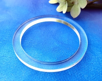 Circle Acrylic Shape, Clear Acrylic Craft Blank, DIY Acrylic Blank - Etsy