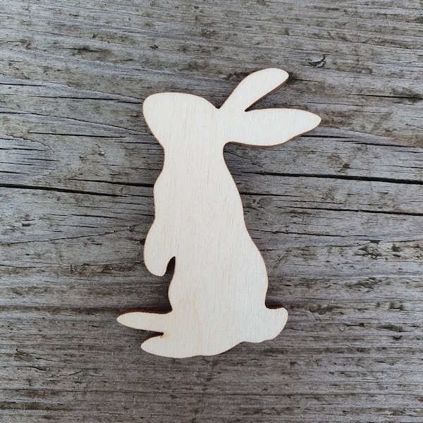 Wooden Rabbits for Crafts - Etsy