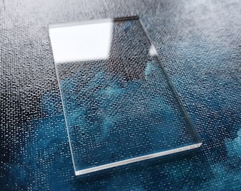 Oval Shape, Clear Acrylic Craft Blank, Colored Acrylic Blank - Etsy