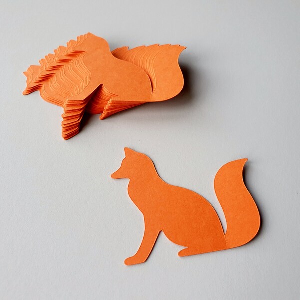 Fox Die Cut - Etsy