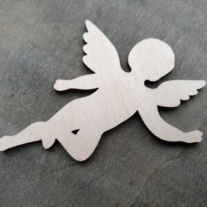 Angel Shape, MULTIPLE SIZES, Angel Cut Out, Wooden Shapes, Laser Cut ...