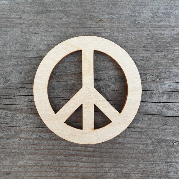 Peace Sign Wood - Etsy