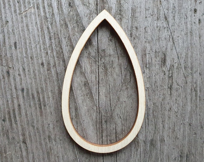 Oval Outline Shape 3 20 Oval Cut Out Wooden - Etsy