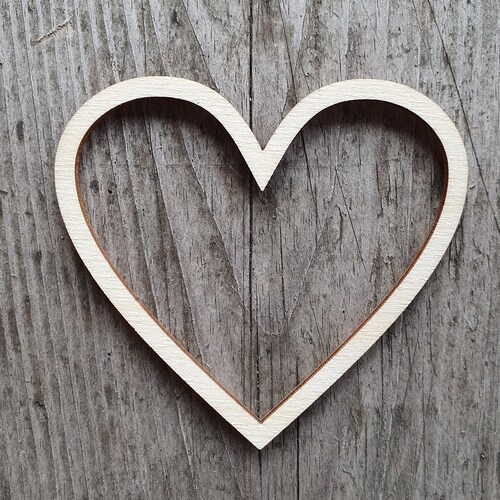 Heart Outline Shape MULTIPLE SIZES Heart Cut Out Shape - Etsy
