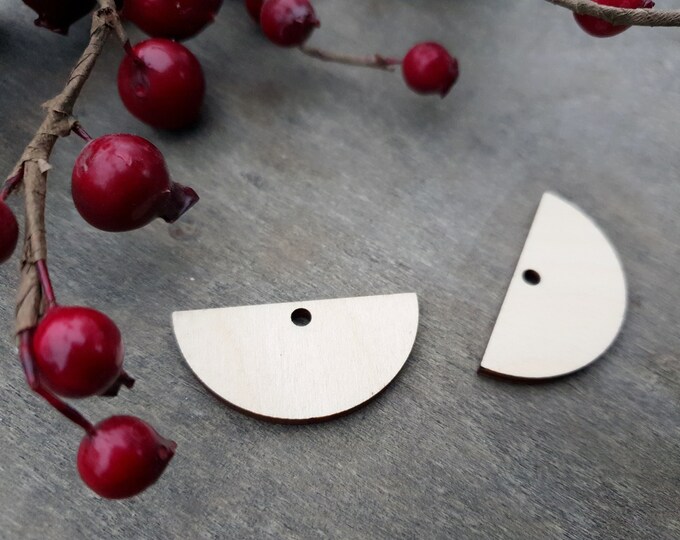 Wooden Earring Blanks 10 50 or 100 Pcs DIY Earrings - Etsy