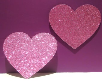 Glitter heart | Etsy