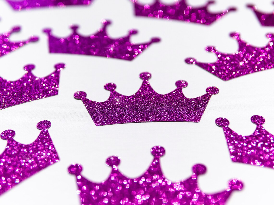 Glitter Crown Crown Cut Out Paper Crown Choose SIZE | Etsy