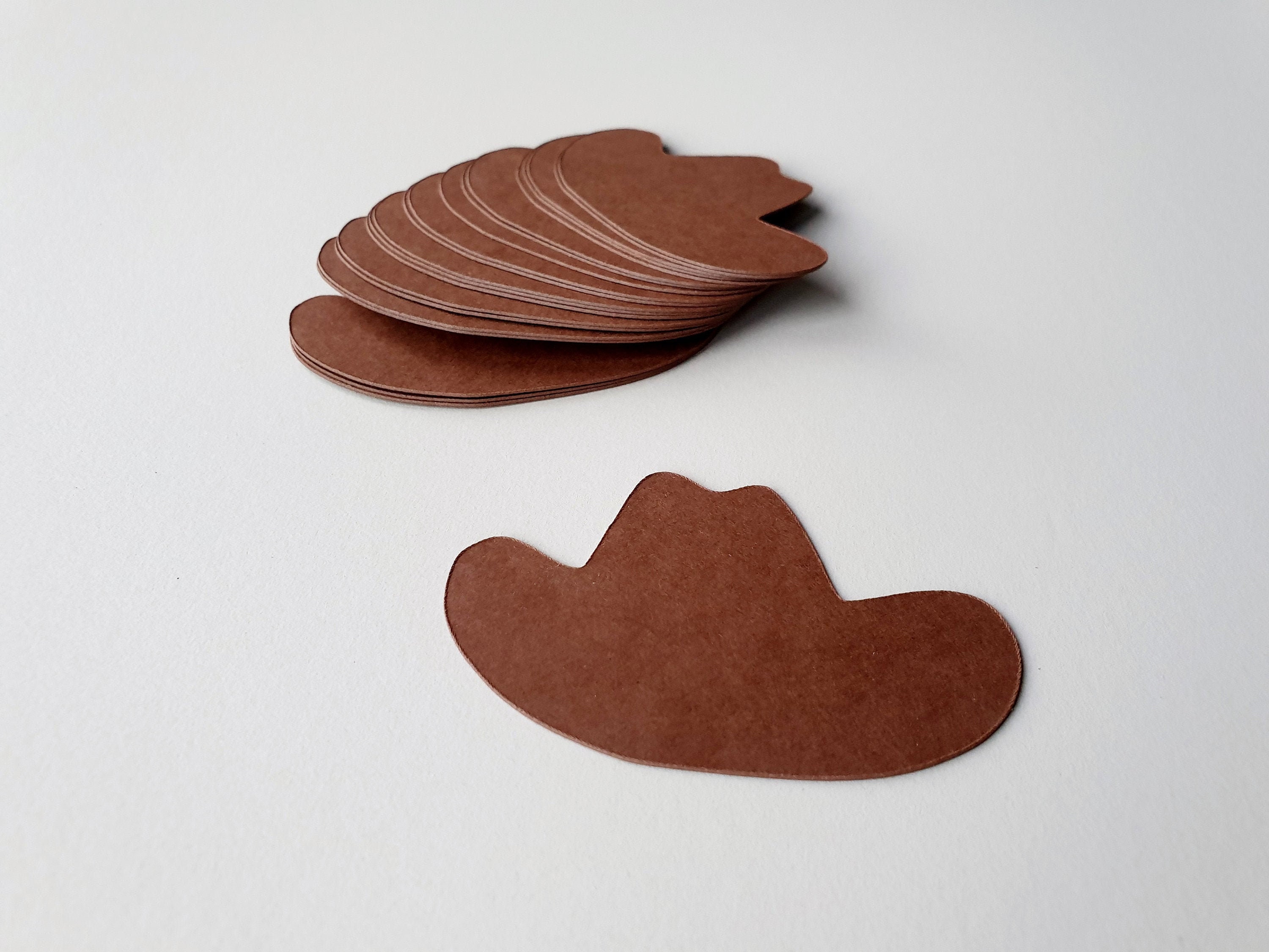 Cowboy hat cutout MULTIPLE SIZES 20 pieces Cowboy hat die | Etsy