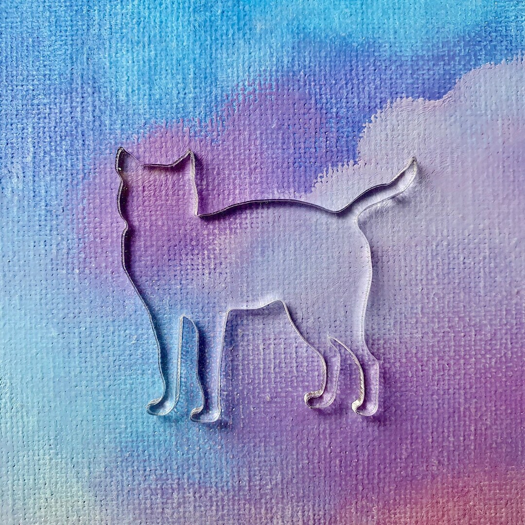 Acrylic Cat Shape for DIY Craft or Decoration Projects - Cat Cutouts ...