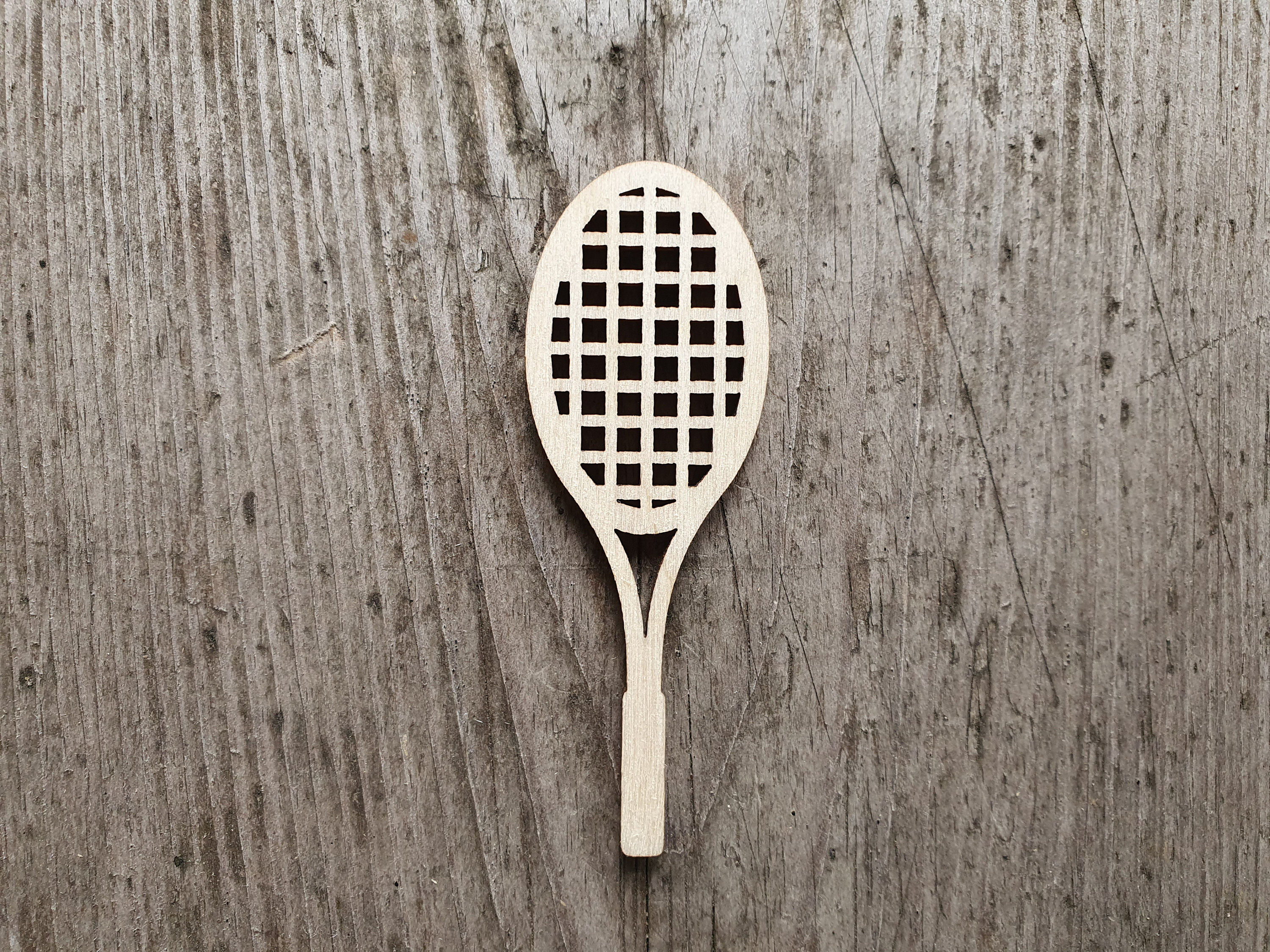 Tennis Racket Shape 3 20 Laser Cut Unfinished - Etsy