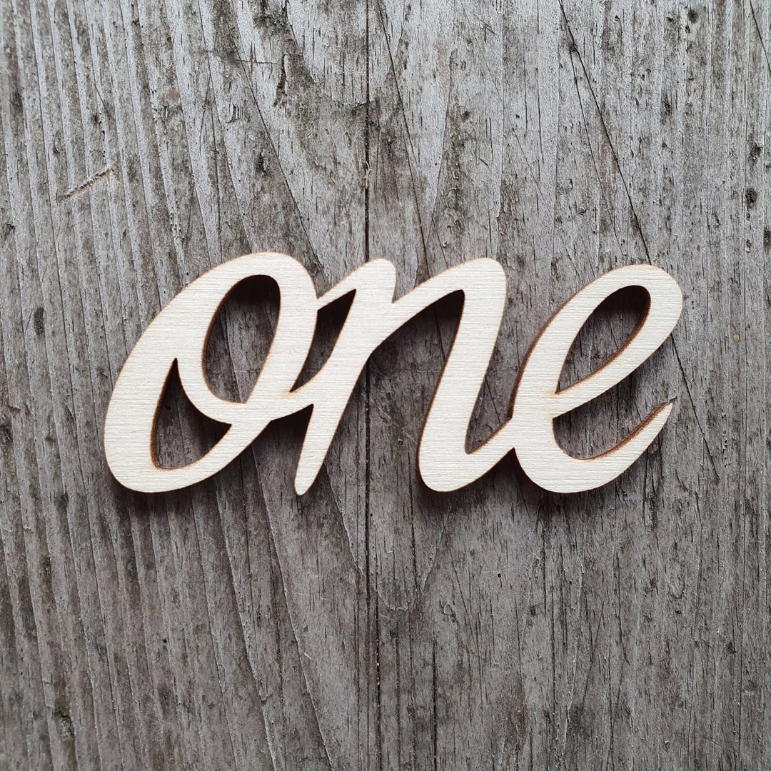 Wooden Number Cutouts, Number Name Cut Out, Laser-cut Wooden Numbers in ...