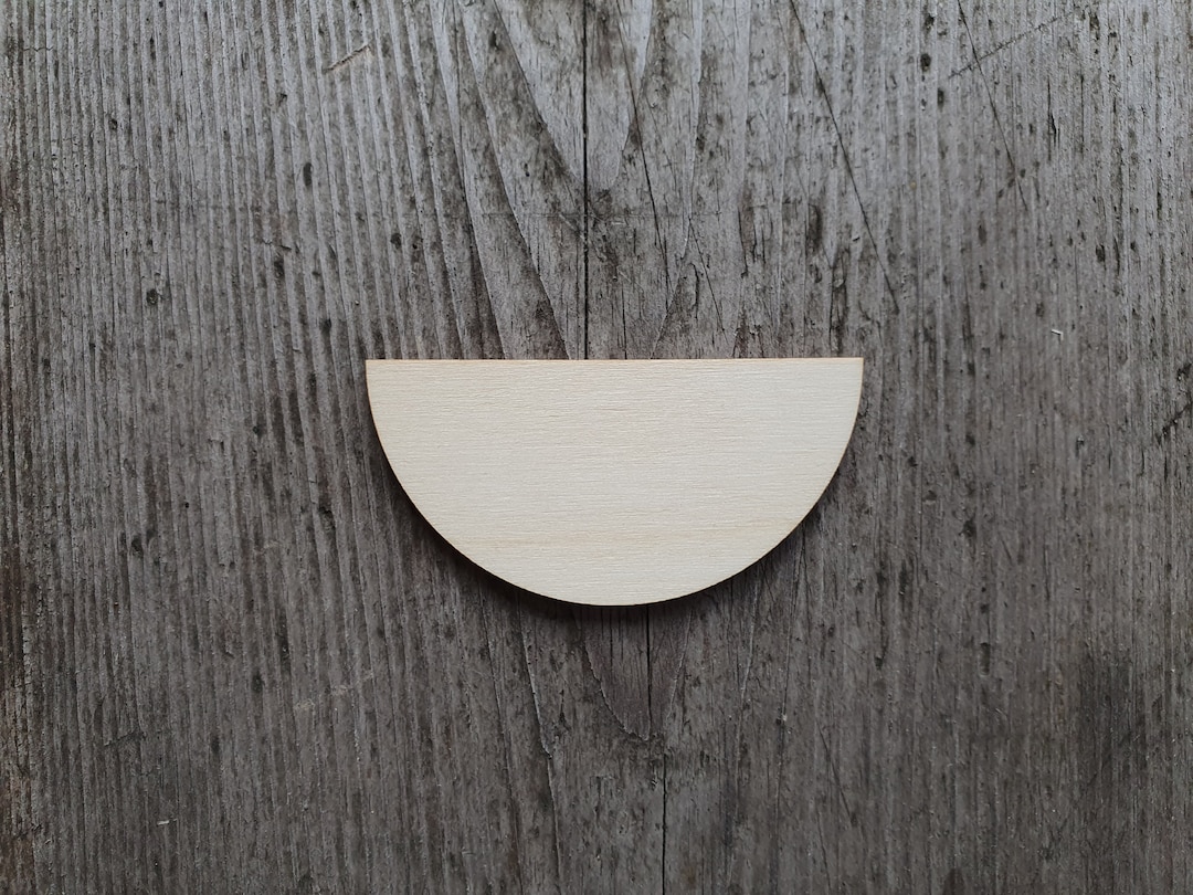 Half Circle Shape, MULTIPLE SIZES, Half Circle Cut Out, Laser Cut ...