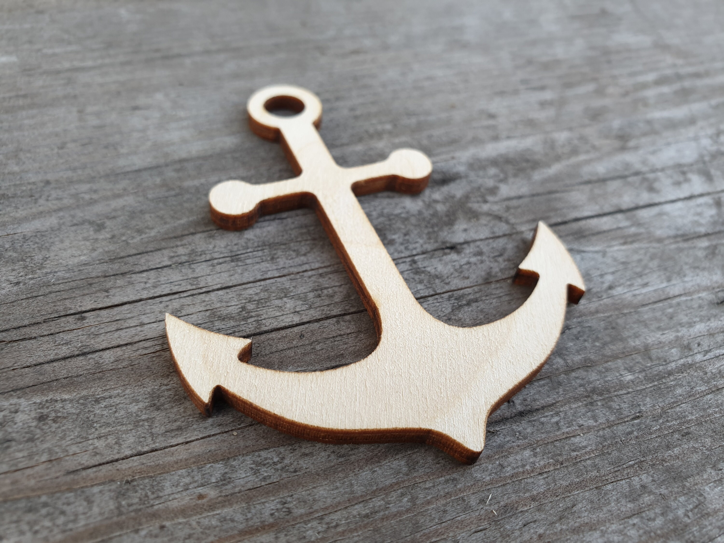Anchor Shape, MULTIPLE SIZES, Ship Anchor Cut Out, Laser Cut Anchor ...