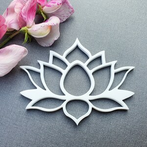 Acrylic Lotus Shape, 2 20, CHOOSE COLOR, Acrylic Cutout Shapes for ...