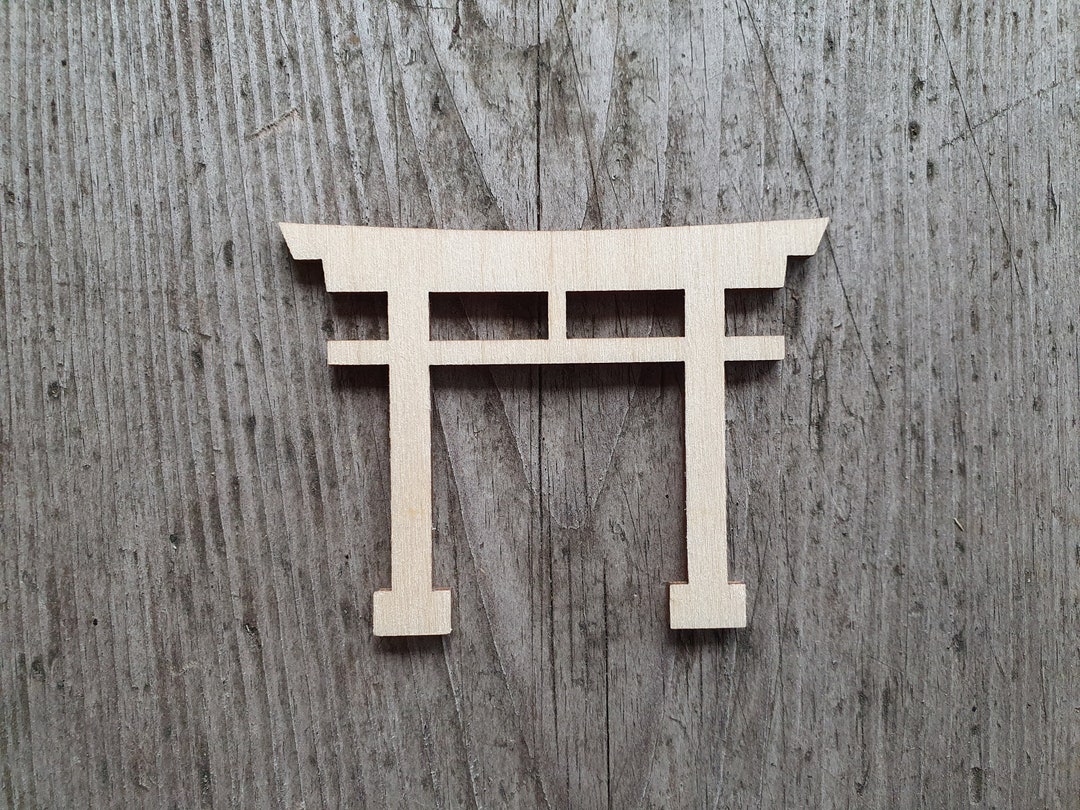 Torii Shape, 3 20, Laser Cut, Japanese Gate Shap, Unfinished Wooden Cut ...