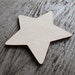Star Shape, 3"- 20", Star Cut Out, Unfinished Wood, Wooden Cutout ...