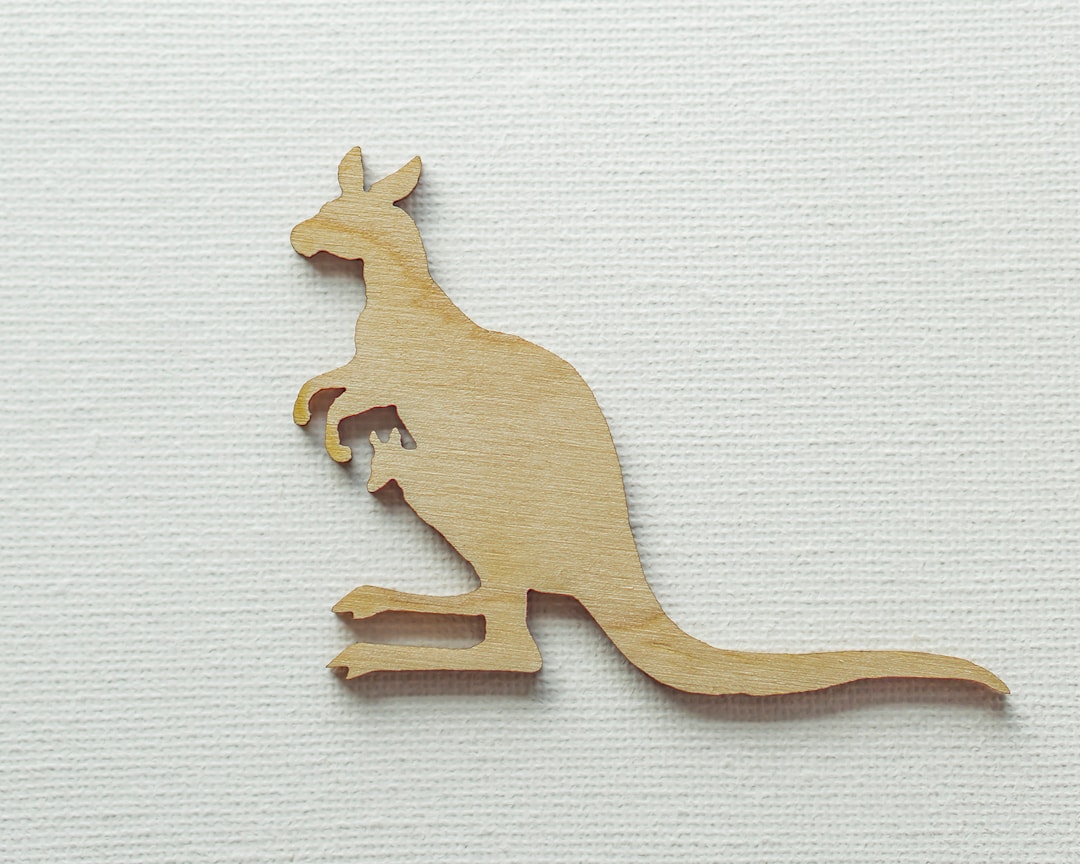 Kangaroo Shape, MULTIPLE SIZES, Laser Cut, Unfinished Wood, Cutout ...