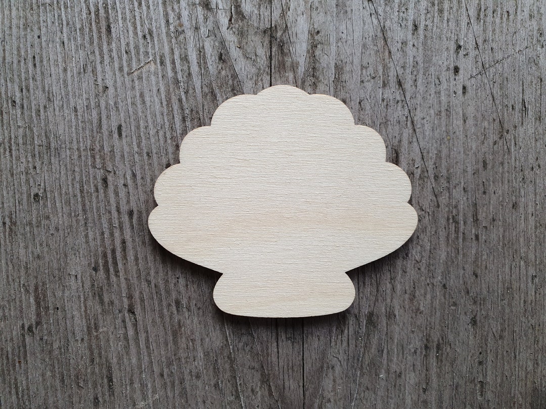 Seashell Shape, MULTIPLE SIZES, Seashell Cut Out, Laser Cut Seashell ...
