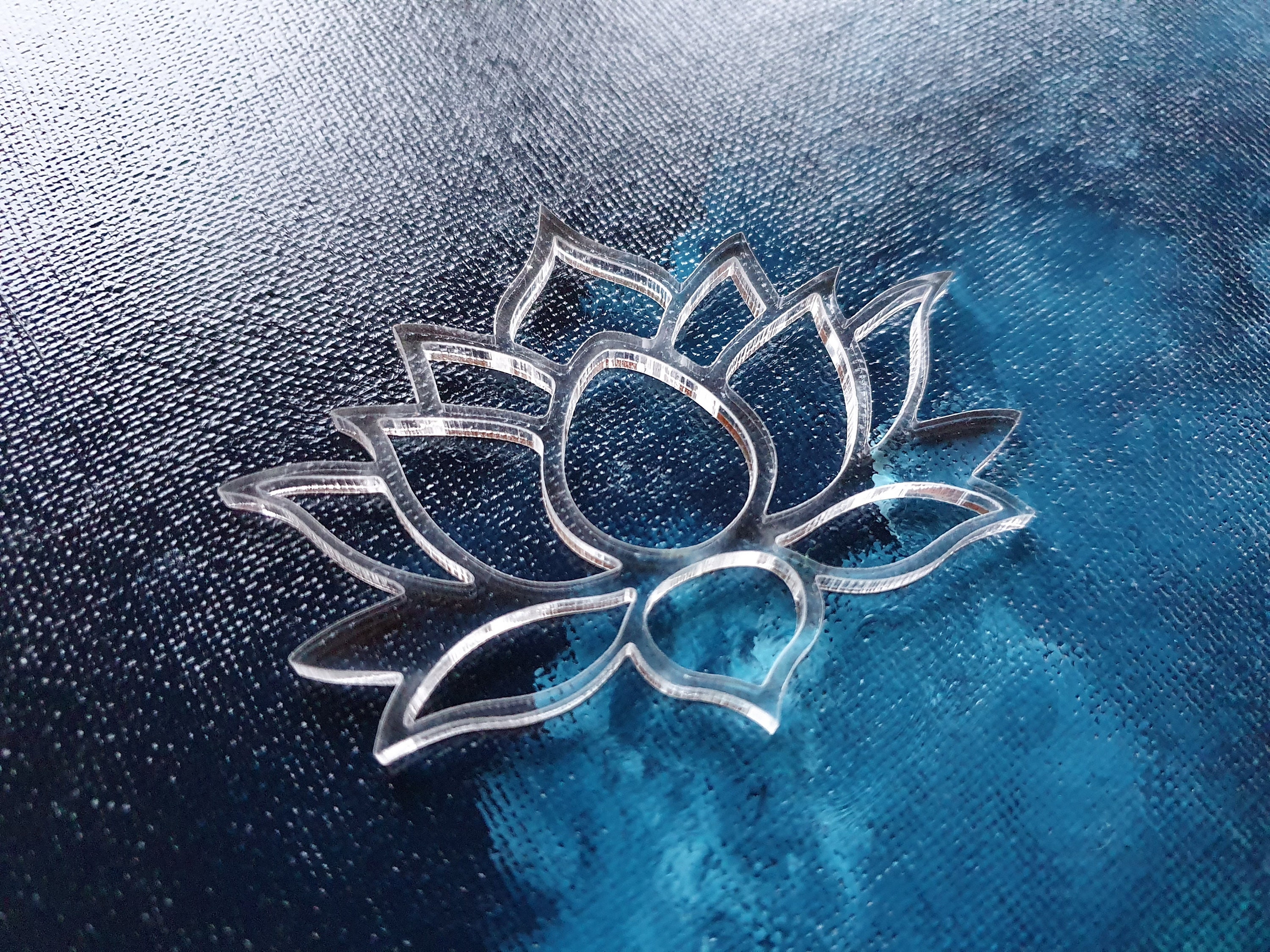 Acrylic lotus shape 3 20 Acrylic lotus blanks | Etsy