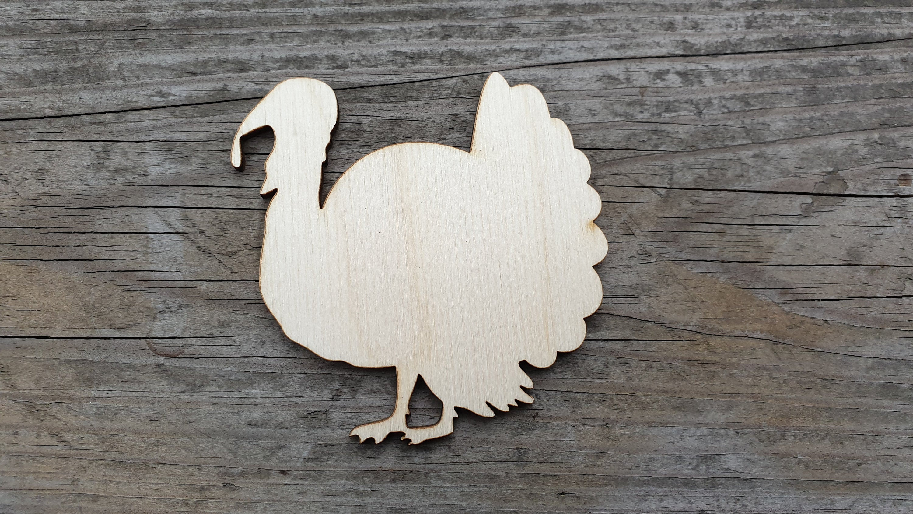 Turkey Shape MULTIPLE SIZES Turkey Cut Out Laser Cut Turkey - Etsy