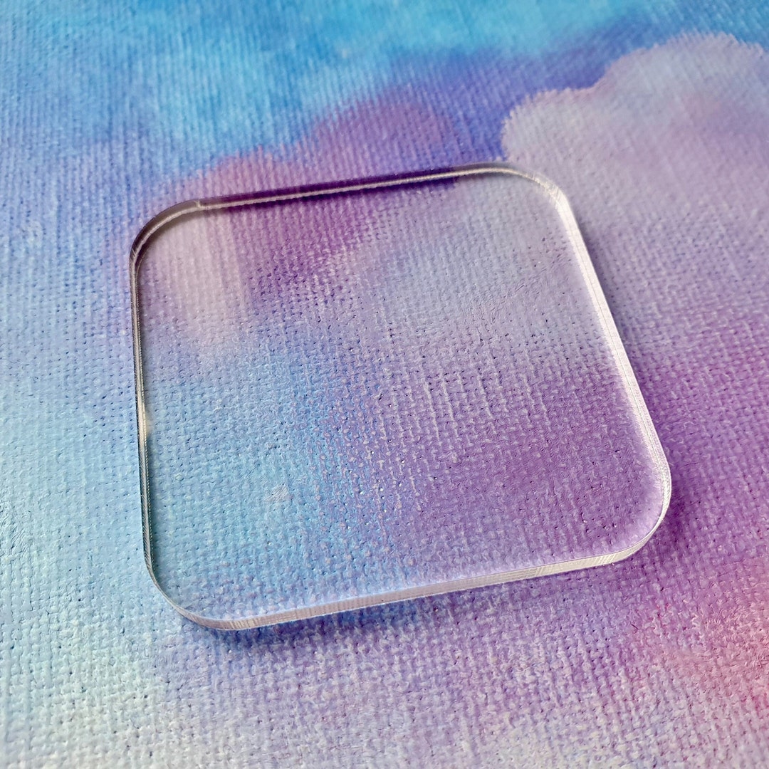 Acrylic Rounded Square Shape, Acrylic Square Cut Out, Acrylic Rounded ...