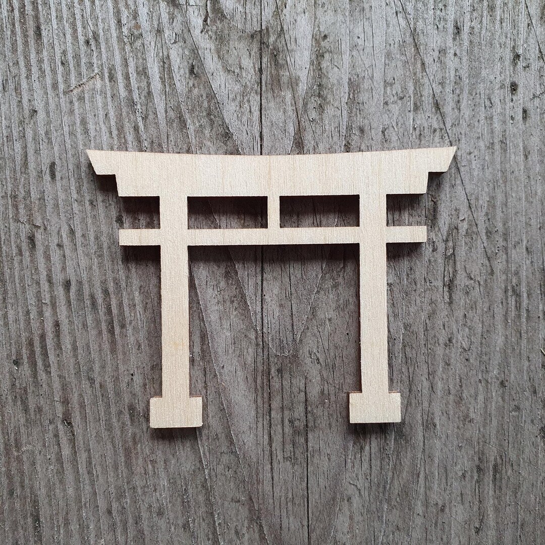 Torii Shape, 3" - 20", Laser Cut, Japanese Gate Shap, Unfinished Wooden ...