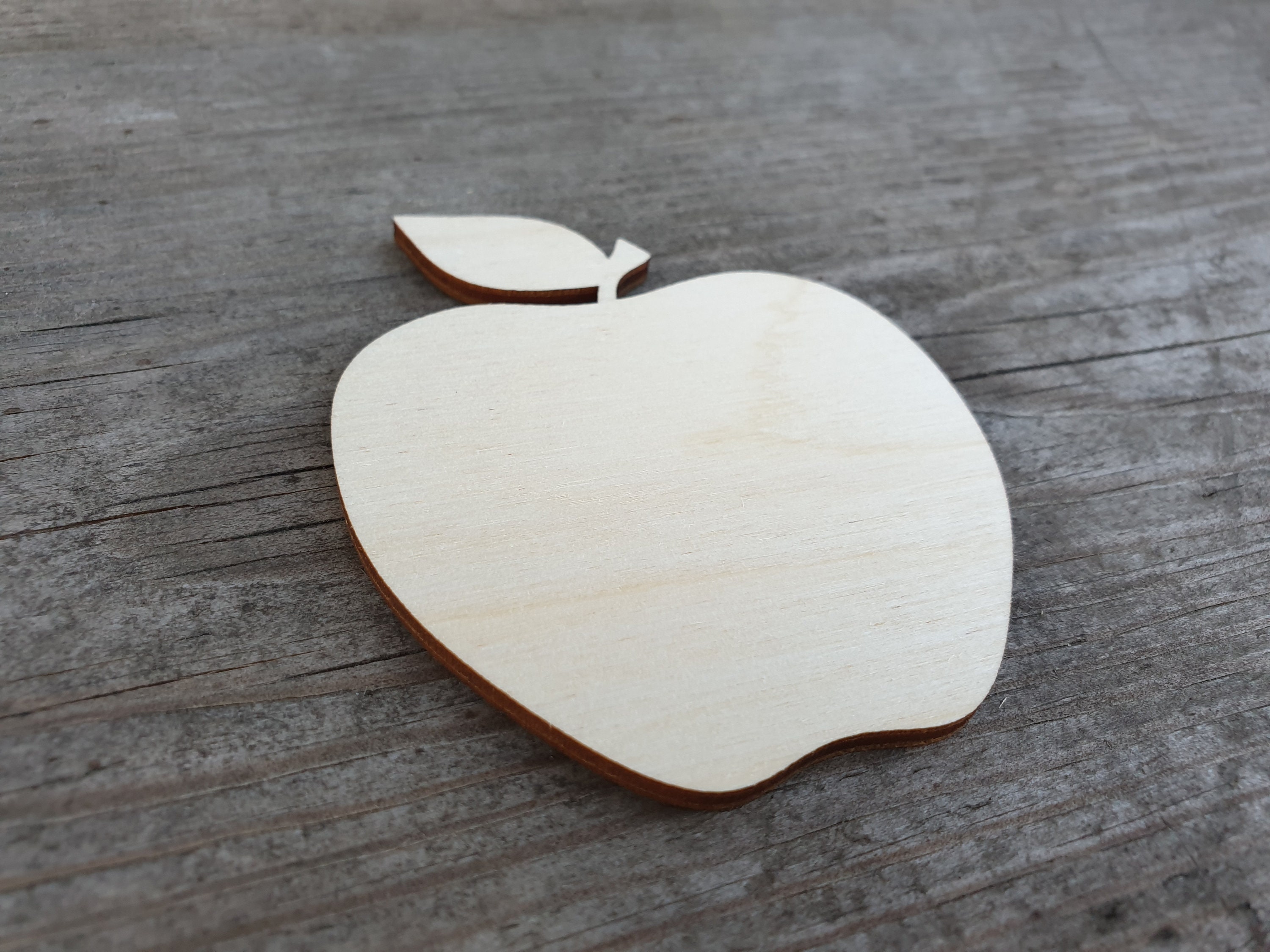Apple Shape MULTIPLE SIZES Apple Cut Out Laser Cut Apples - Etsy