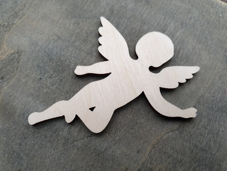 Angel Shape MULTIPLE SIZES Angel Cut Out Wooden Shapes | Etsy