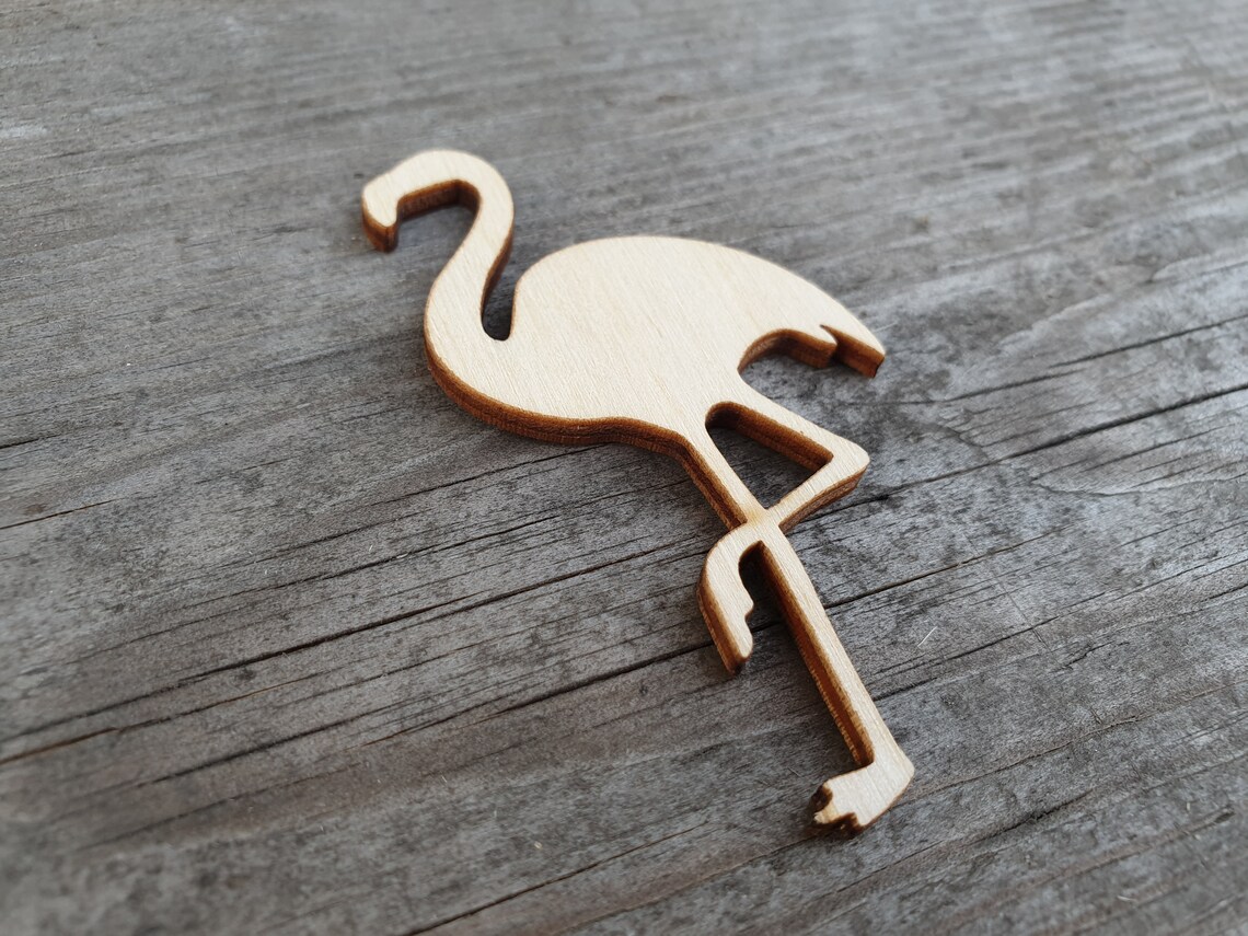 Flamingo Shape MULTIPLE SIZES Flamingo Cut Out Laser Cut | Etsy