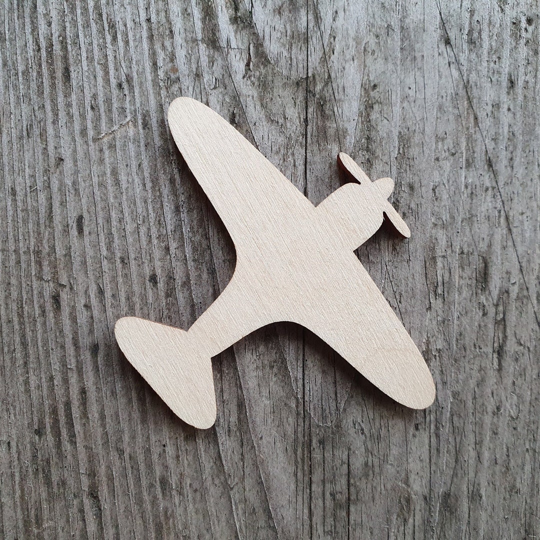 Airplane Shape, MULTIPLE SIZES, Laser Cut, Plane Cut Out, Unfinished ...