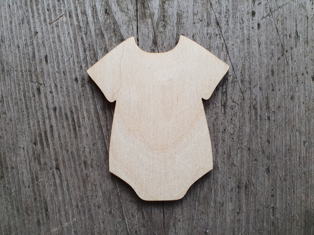 Baby Onesie Shape, MULTIPLE SIZES, Onesie Cut Out, Laser Cut, Cutout ...