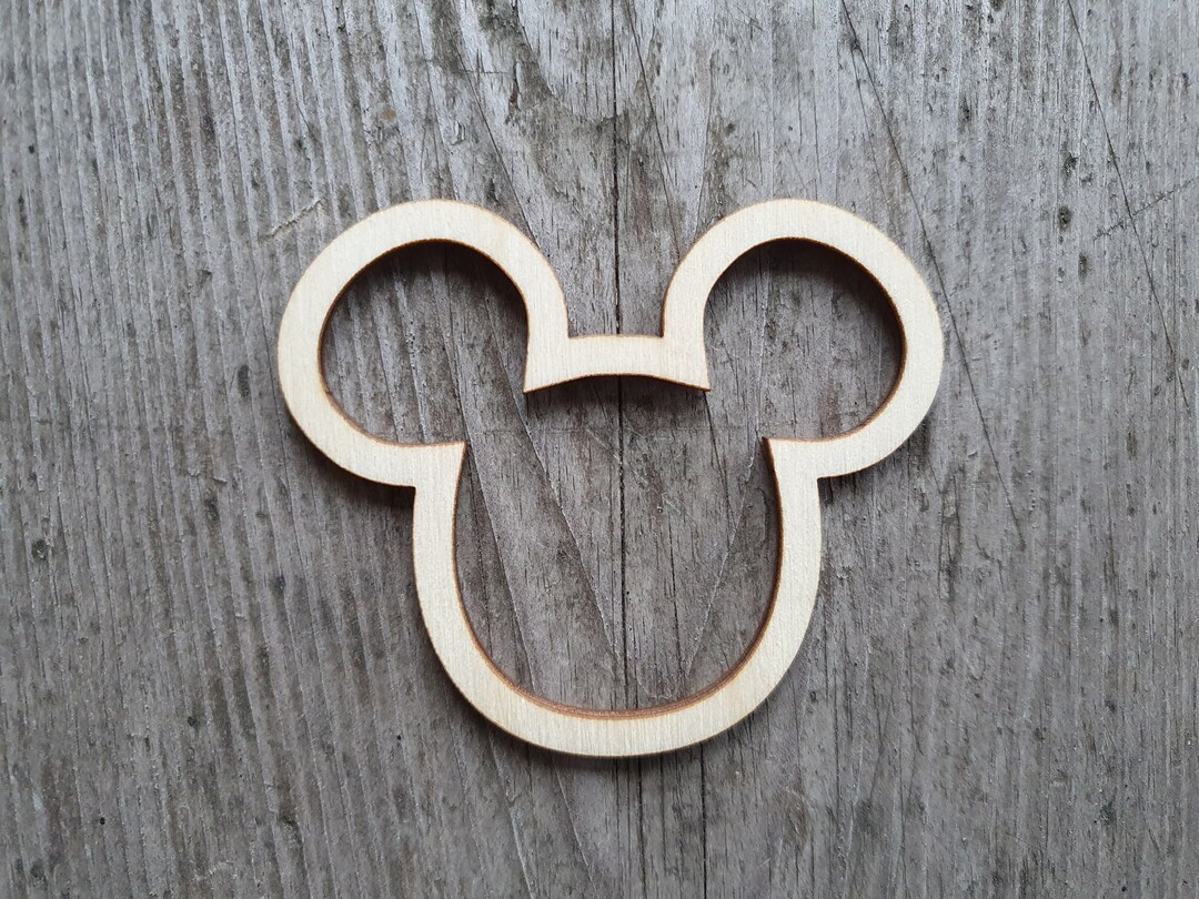 Mouse Head Outline Shape 3 20 Mouse Cut Out - Etsy