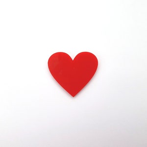 Acrylic Heart Shape, 2" - 20", CHOOSE COLOR, Acrylic Cutout Shapes for ...