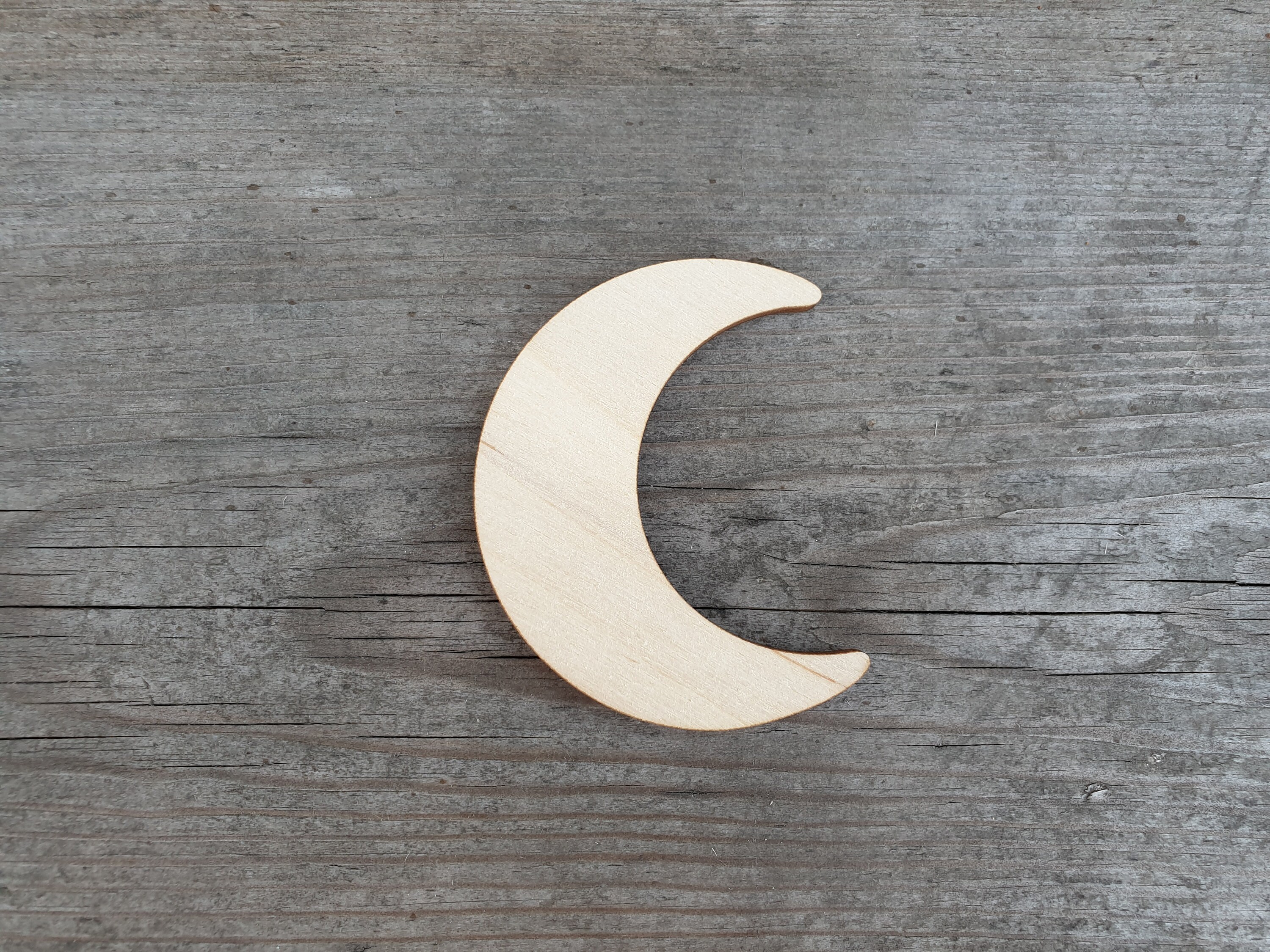 Moon Shape MULTIPLE SIZES Moon Cut Out Laser Cut Moon - Etsy