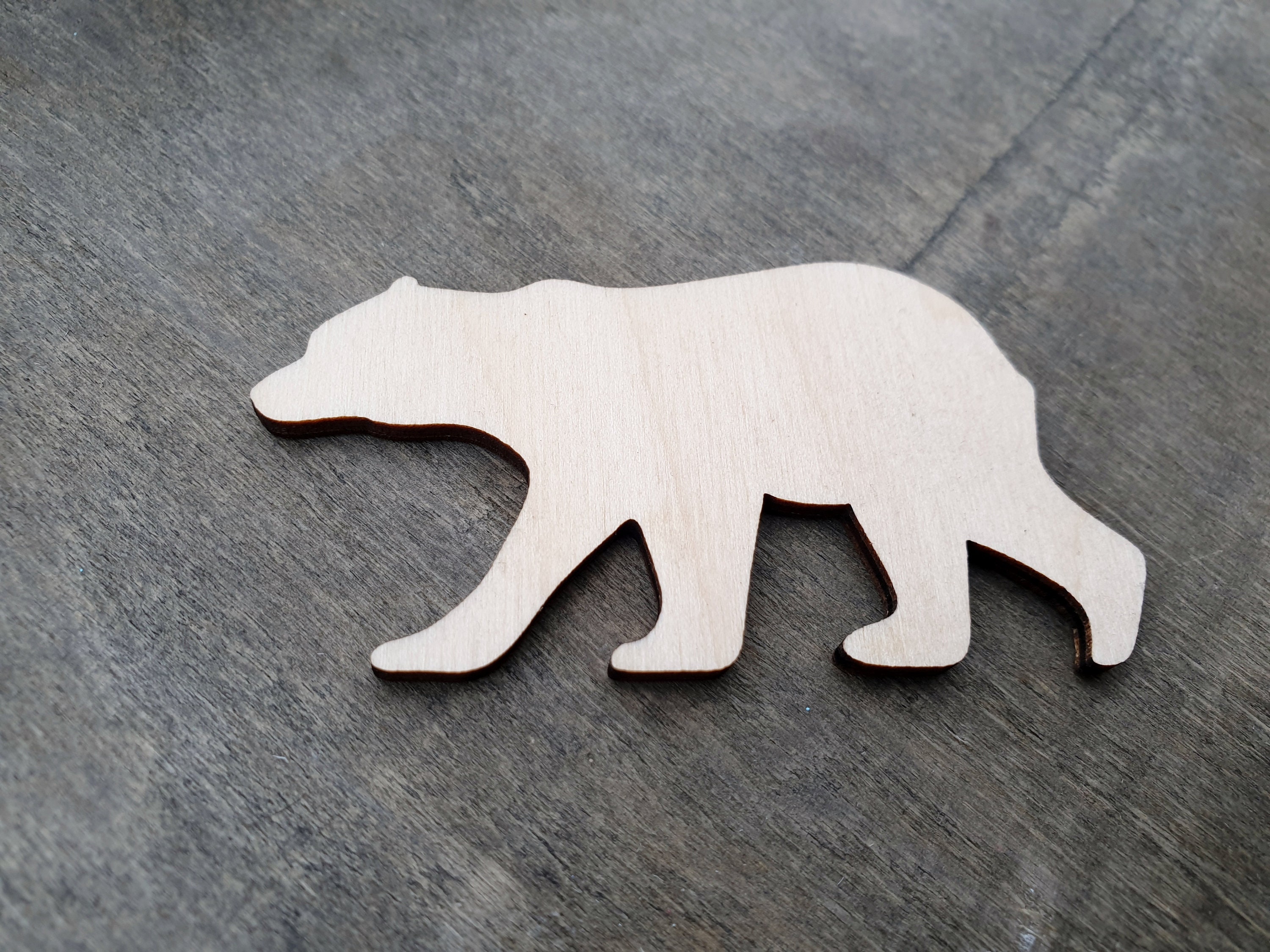 Polar Bear Shape MULTIPLE SIZES Polar Bear Cut Out | Etsy