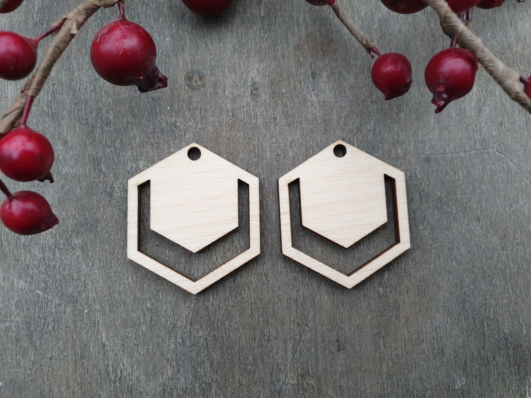 Macrame Earring Blanks, 10, 50 or 100 Pcs, Macrame Supplies, Wood ...
