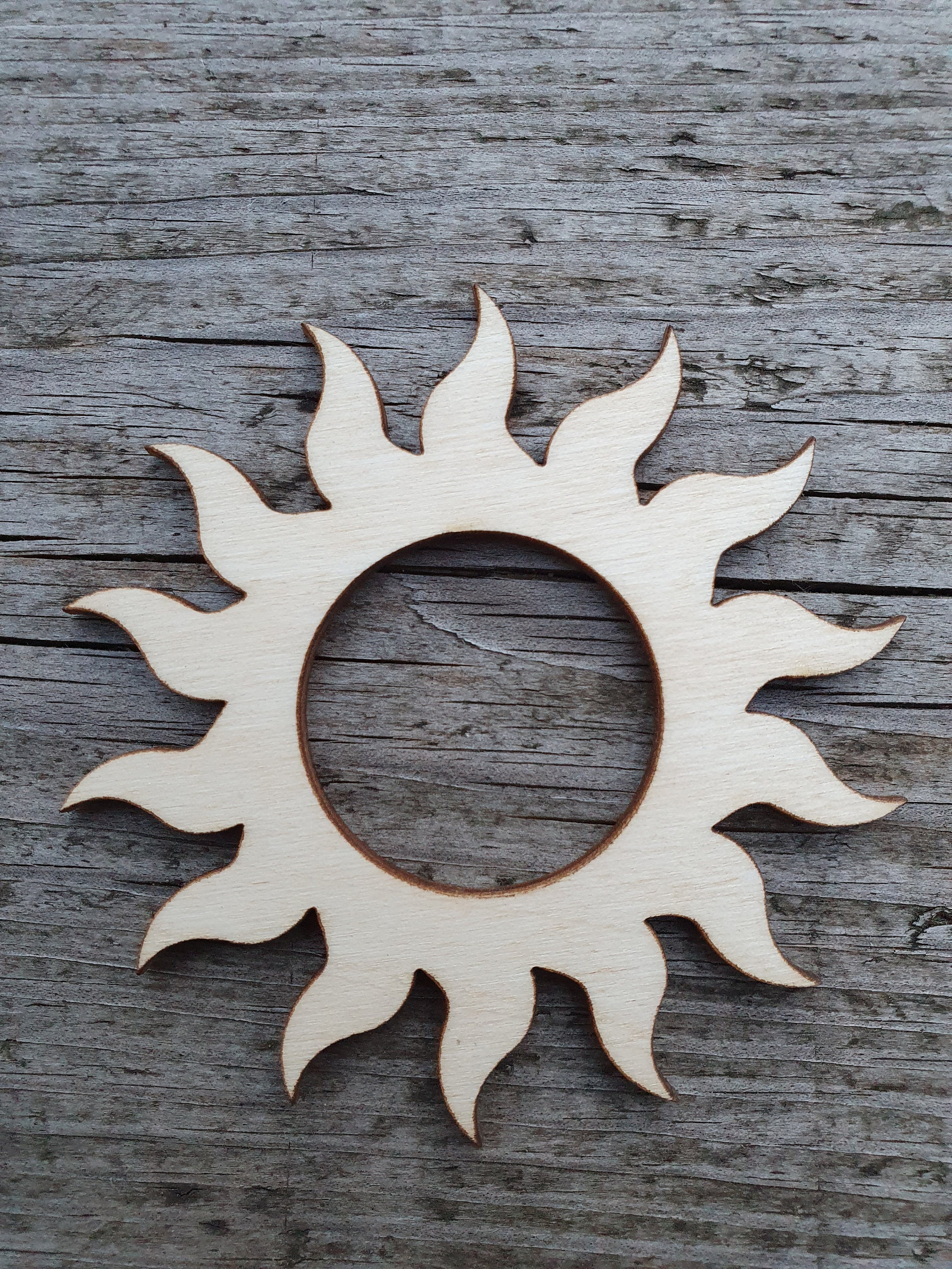 Sun Shape MULTIPLE SIZES Sun Cut Out Laser Cut Sun Shape - Etsy