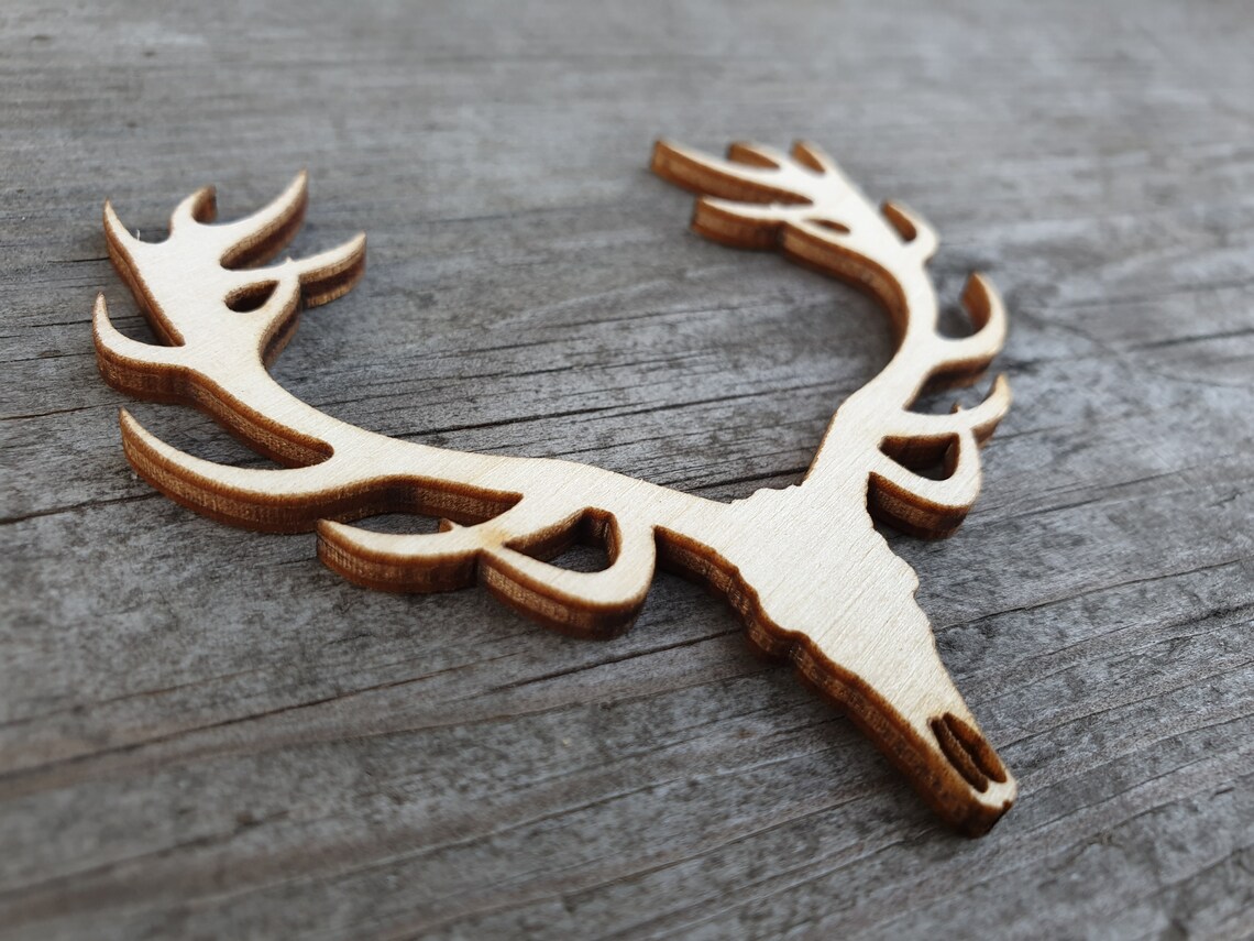 Deer Antlers Shape MULTIPLE SIZES Deer Antlers Cut Out - Etsy Canada
