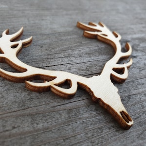 Deer Antlers Shape, MULTIPLE SIZES, Deer Antlers Cut Out, Laser Cut ...