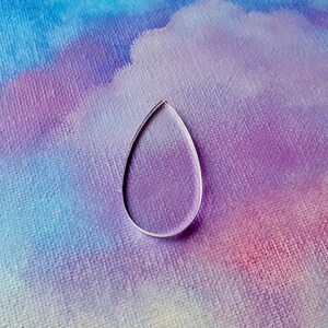 Acrylic Raindrop Shape for DIY Crafts, Raindrop Blanks, Acrylic ...