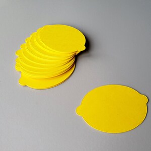 Lemon Cut Out, MULTIPLE SIZES, 20 Pieces, Lemon Cutouts, Lemon Die Cuts ...